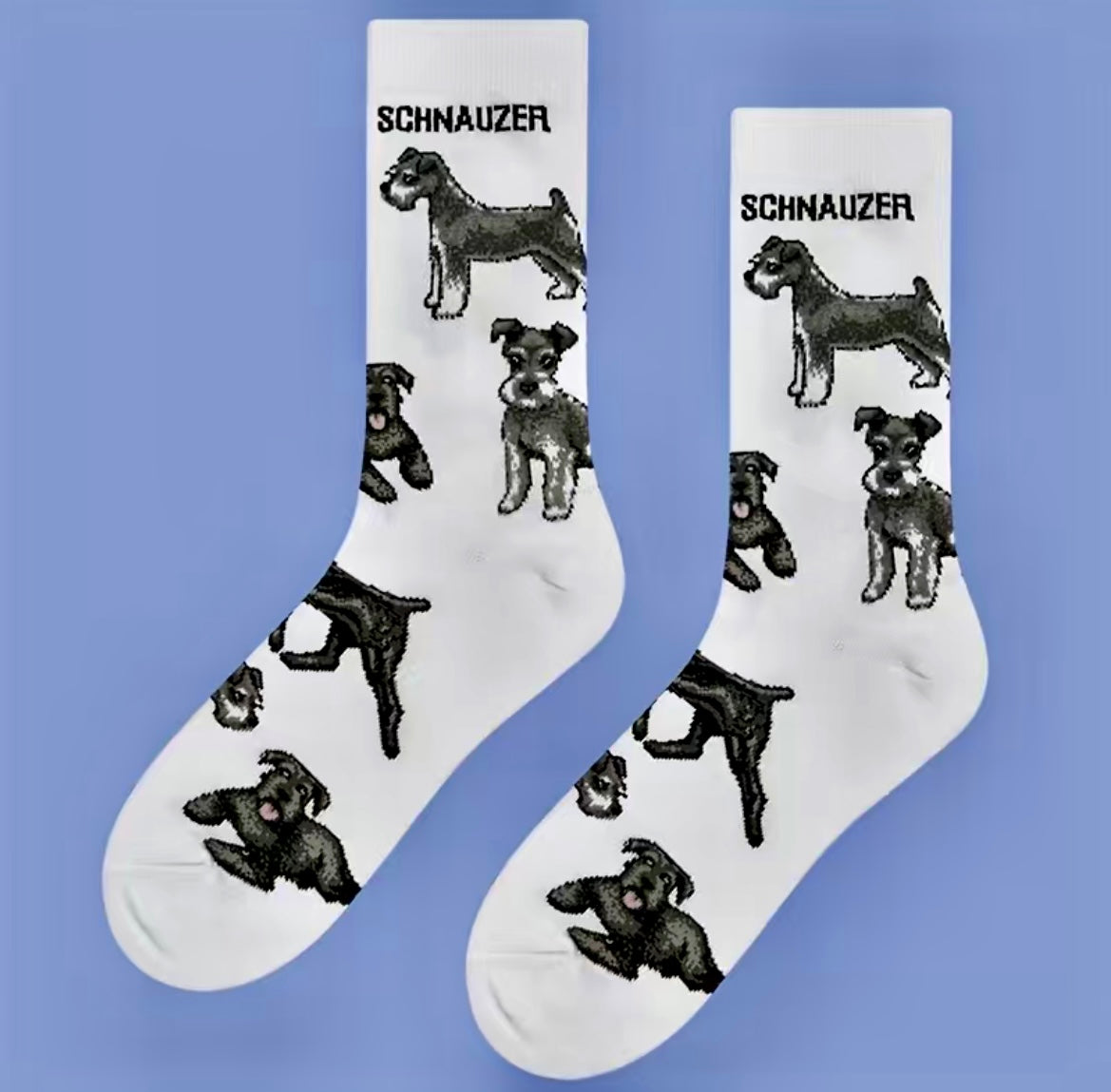 Socks - Schnauzer full body – Grumpy Pug